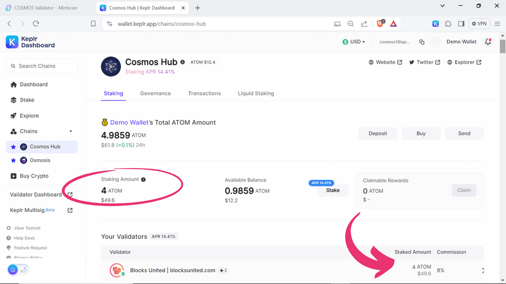 Stake Cosmos ATOM Using Keplr: Step-By-Step Guide - ICI