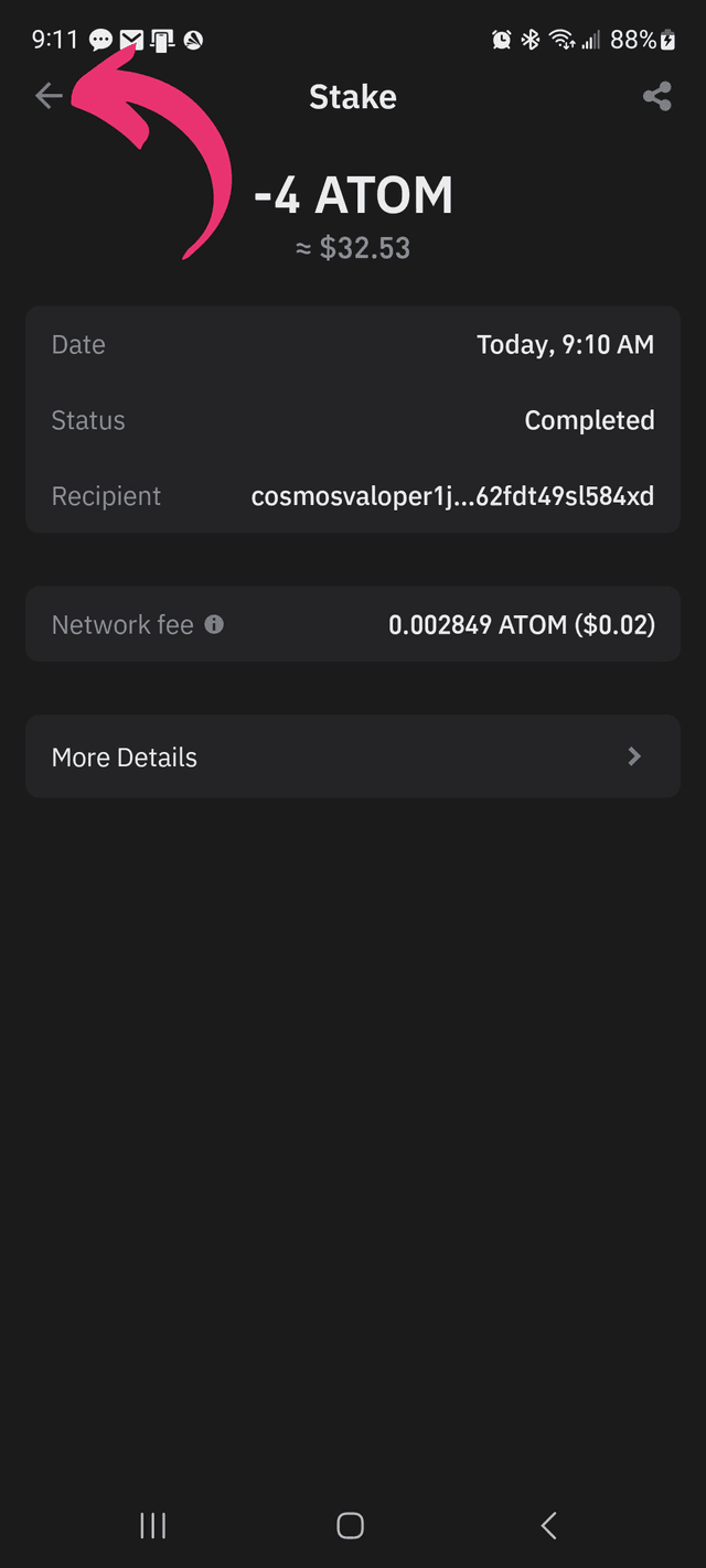 Stake ATOM Using Trust Wallet - ICI